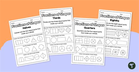 Fractions Basics Worksheets Library