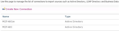moss ma not found in sharepoint 2010 user profile