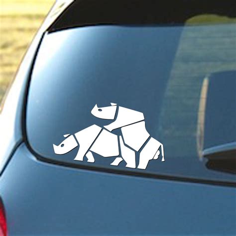Rhino Sex Funny White Vinyl Decal Sticker Car Truck Window Laptop Notebook Ebay