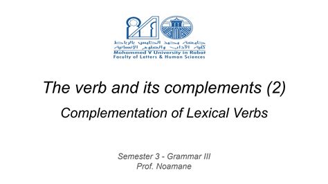 Solution Complementation Of Lexical Verbs Studypool Solution Complementation Of Lexical Verbs Studypool