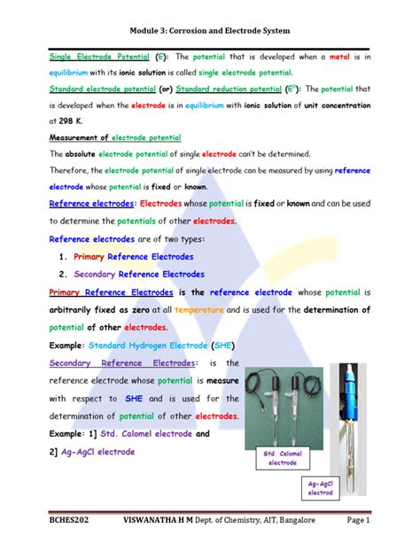 M3 Chemistry Cse Stream V Pdf Corrosion Electrochemistry