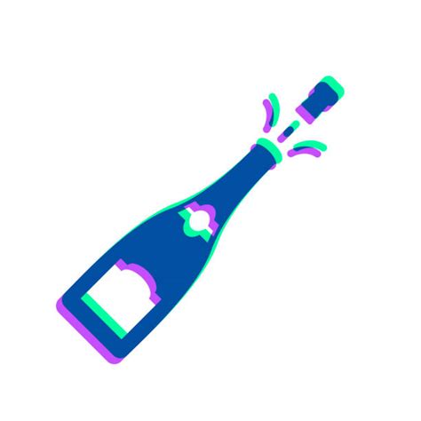 130 Champagne Bottle Exploding White Background Stock Illustrations Royalty Free Vector