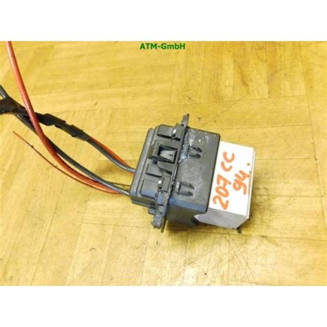 Autoverwertung Ersatzteilewiderstand Vorwiderstand Peugeot 207cc