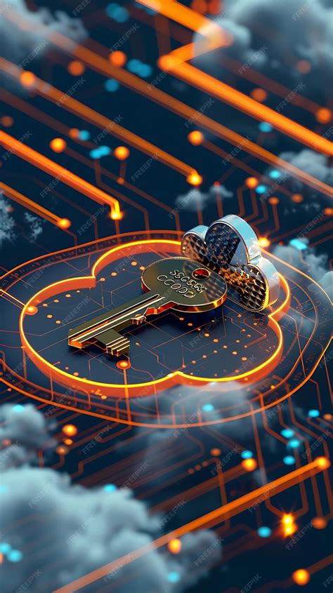 Cloud Infrastructure Locked With Virtual Keys Secured By Encryption