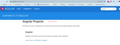 No Margin In Contribute Page Like Other Pages · Issue 51391 · Angularangular · Github