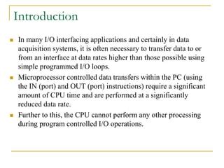 Direct Memory Access Ppt PPTX Computer Peripherals Computing