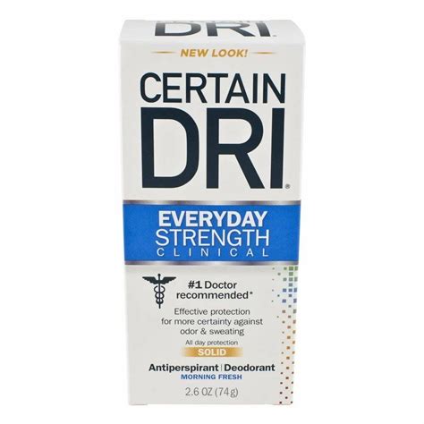 Certain Dri Antiperspirant And Deodorant Everyday Strength Clinical