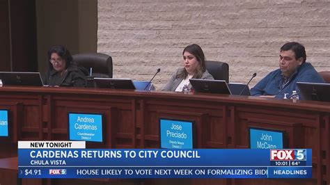 Cardenas Returns To City Council Fox 5 San Diego And Kusi News