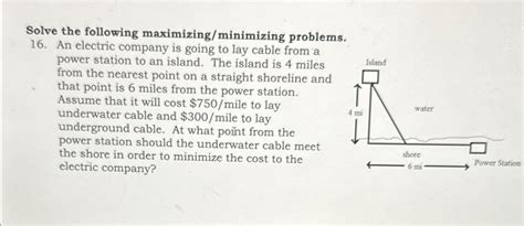 solved solve the following maximizing minimizing