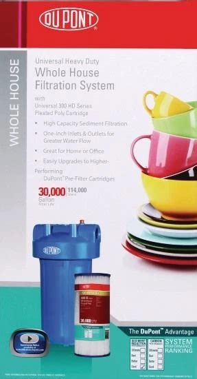 Get Your Hands On 2024s Best Selling Dupont® Universal Heavy Duty Whole House Filtration System