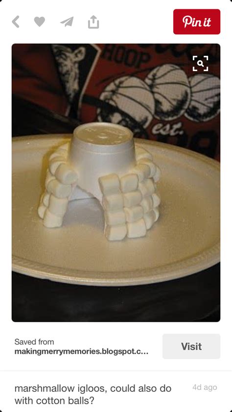 Story Lady Tuesday And Marshmallow Igloo Craft Artofit