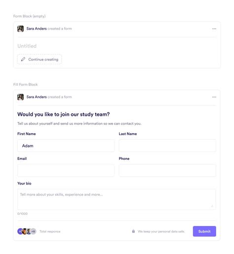 forms pivot docs