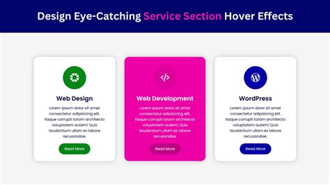 How To Design Awesome Service Section Hover Effects 2025