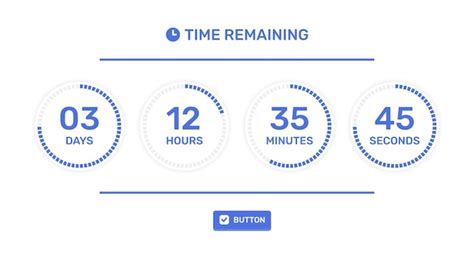 Premium Vector | Countdown timer with time remaining vector.