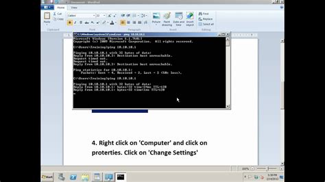 How To Add A Computer To Windows Server 2008 Active Directory Domain Youtube