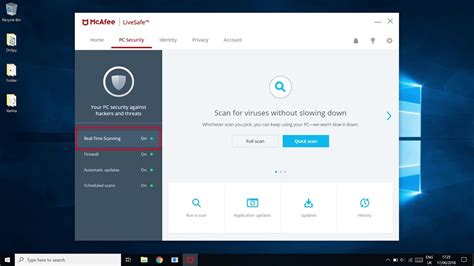 How To Turn Off Disable Mcafee Anti Virus Youtube