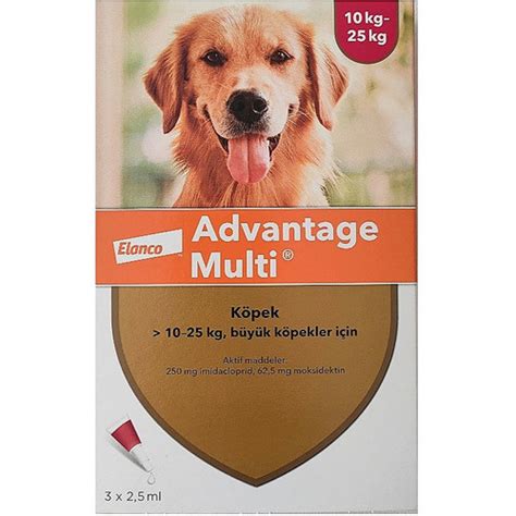 Advantage Elanco (bayer) Multi 10 -25 Kg Köpekler Için Iç -dış ...