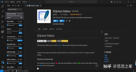 vscode sqlite3数据库管理插件sqlite3 editor 知乎