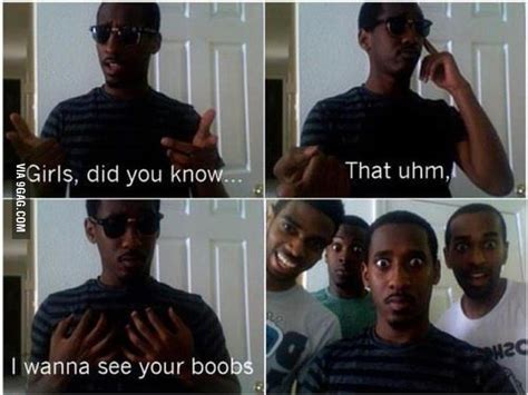 I Wanna See Your Boobs Gag