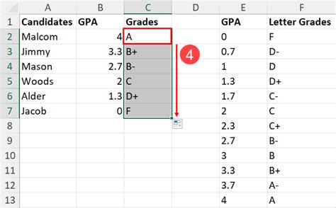 6 ways to assign letter grades in microsoft excel how to excel