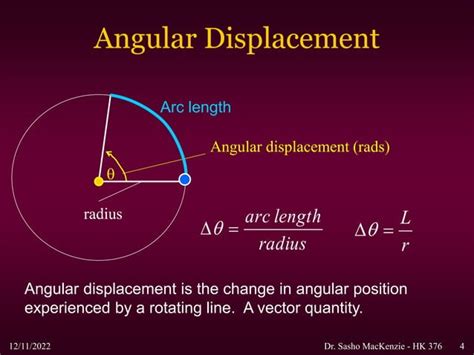 002 Angular Kinematics Ppt Physics Science