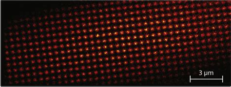 Image Of A Bose Einstein Condensate Loaded In A Two Dimensional Optical