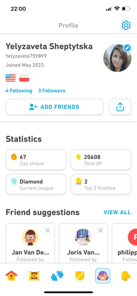 yelyzaveta sheptytska on linkedin duolingo languages practice qa