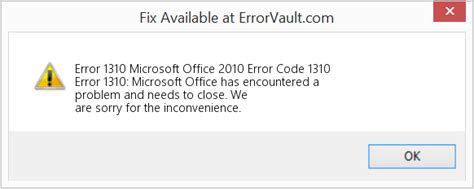 How To Fix Error Microsoft Office Error Code Error Microsoft Office Has