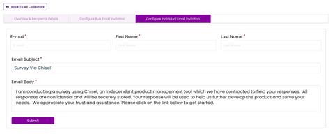 how to use user surveys chisel help