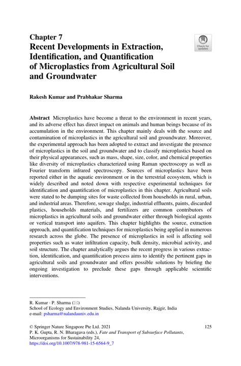 Pdf Recent Developments In Extraction Identification And