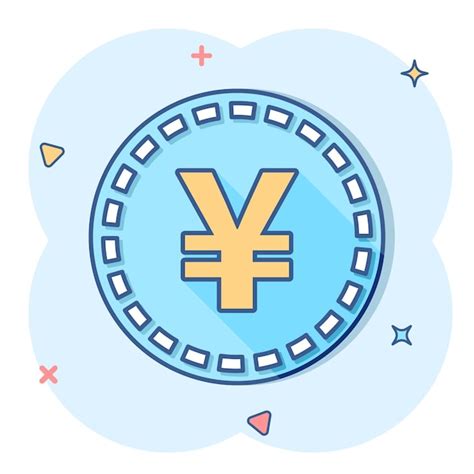 Premium Vector Vector Cartoon Yen Yuan Money Currency Icon In Comic