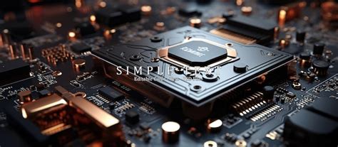 Closeup View Of A Modern GPU Card Premium AI Generated PSD