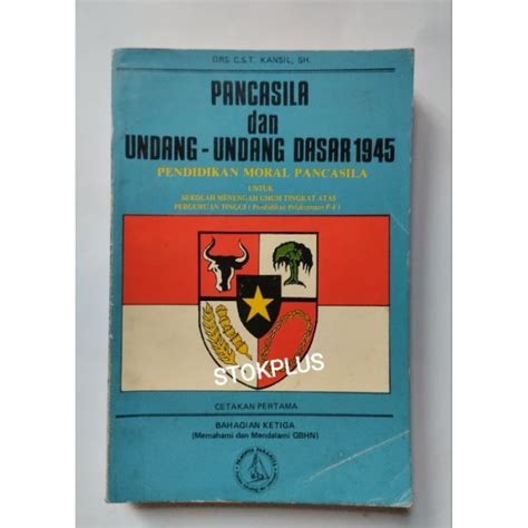 Jual Pancasila Dan Undang Undang Dasar 1945 Pendidikan Moral Pancasila