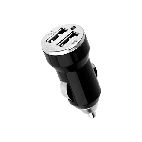 Зарядное устройство в прикуриватель REXANT 2 x USB, 1000+2100mA, черное ...