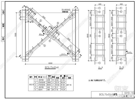 门式刚架轻型房屋构造钢结构节点图施工图下载【id 1129325519】 知末案例馆