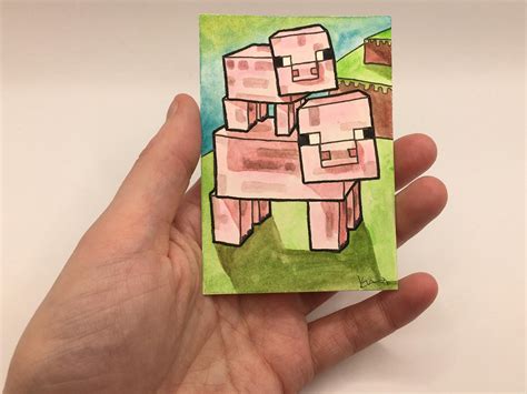 How To Draw Minecraft Pig Step By Step