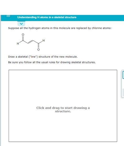 Solved Understanding H Atoms In A Skeletal Structure Suppose