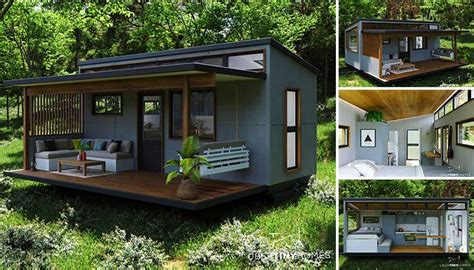 บ้านน็อคดาวน์ทรงโมเดิร์น ขนาด 1 ห้องนอน 1 ห้องน้ำ ออกแบบสวยงาม ครบครันทุกฟังก์ชันการใช้งาน