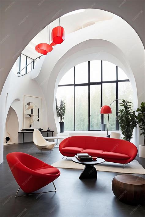 Interior Design Modern Constructivism Premium Ai Generated Image