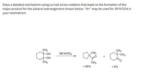 Solved Draw a detailed mechanism using curved arrow notation | Chegg.com