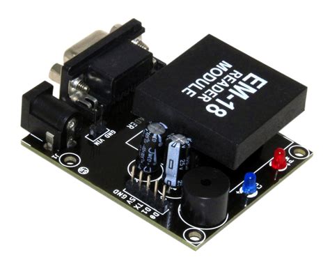 Em18 Rfid Reader Module 125khz Serial Rs232 Port Robodo