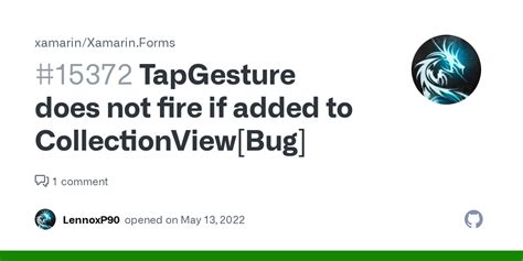Tapgesture Does Not Fire If Added To Collectionview Bug · Issue 15372 · Xamarinxamarinforms