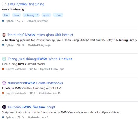 Rwkv的微调教学，以及rwkv World：支持世界所有语言的生成 对话 任务 代码 知乎