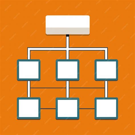 Premium Vector Orgnization Chart Vector Art