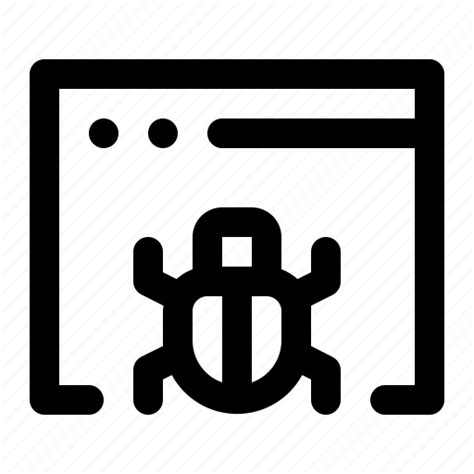 Bug Error Virus Malware Cyber Attack Icon Download On Iconfinder