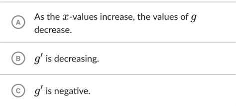 solved the differentiable function g and its derivative g