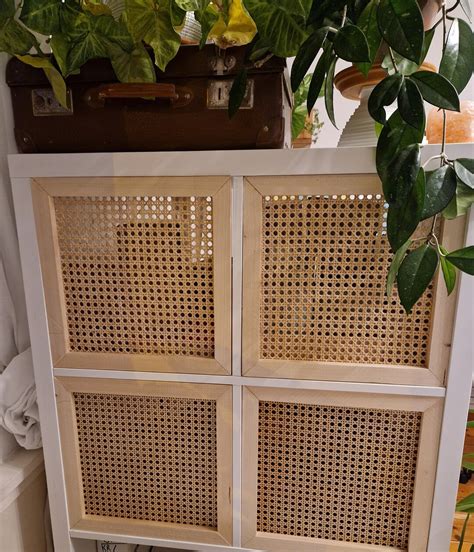 Rattan Kallax Shelf Insert Etsy