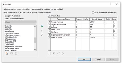 Copying Multi Parameter Sheet Label To Another Shared Parameter Revit