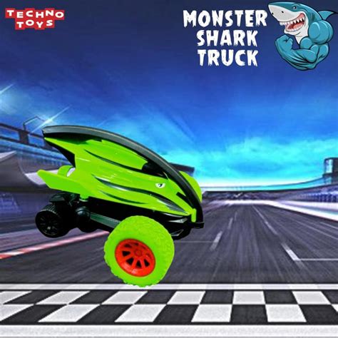 Techno Toys Monster Shark Truck Friction Powered Cars (Pack of 3) — Toycra