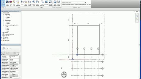 Revit Points 05 Linking Files By Project Base Point Youtube